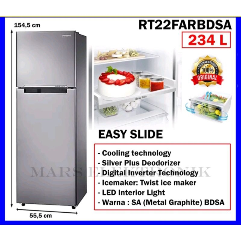 Jual KULKAS SAMSUNG RT22 | Shopee Indonesia