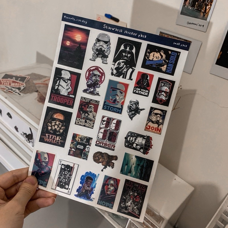 Jual Star Wars Sticker Pack A5 (23pcs) | Shopee Indonesia
