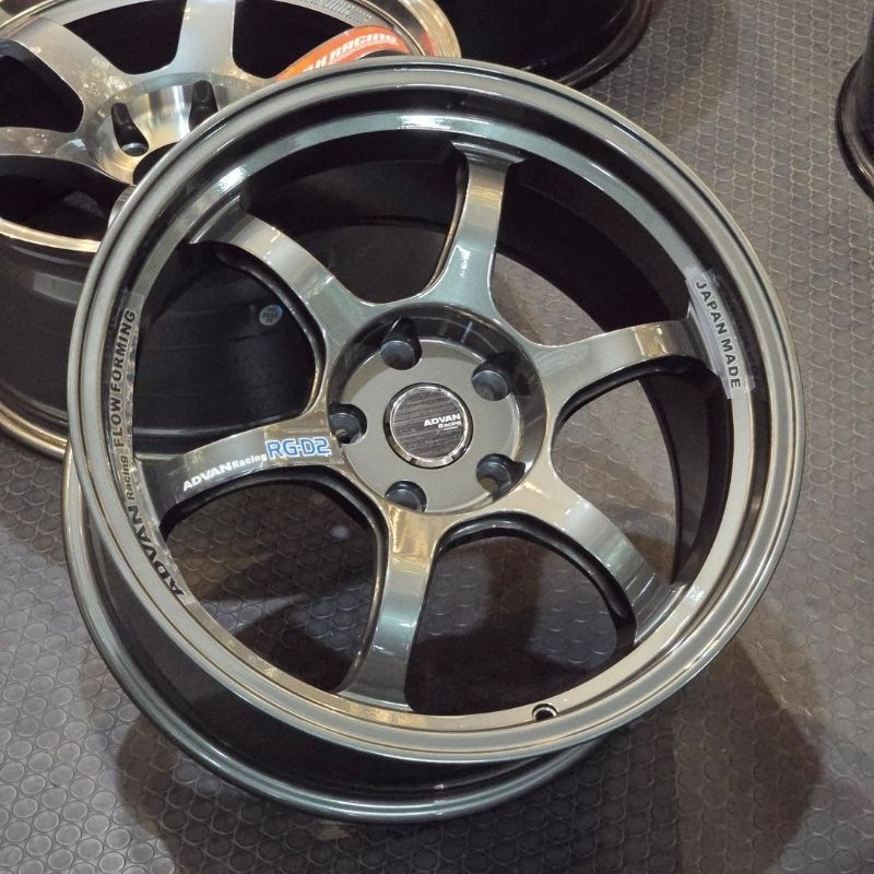 Jual velg mobil ring 18 lebar 9,5 ADVAN RG D2 FLOW FORMING velg racing mobil r18 velg mobil ...