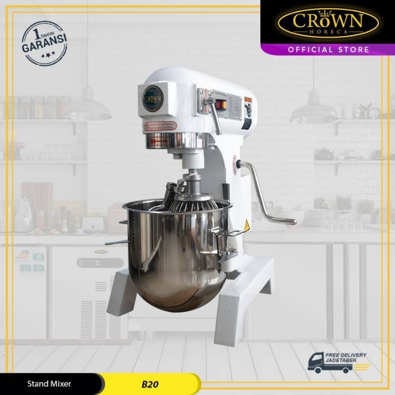 Jual CROWN Mixer Planetary kue atau roti B-20 Liter | Shopee Indonesia