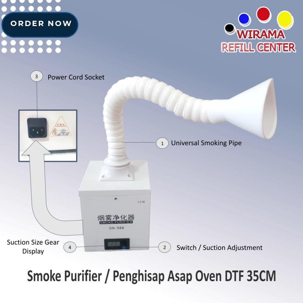 Jual Smoke Purifier / Penghisap Asap Oven DTF 35CM | Shopee Indonesia