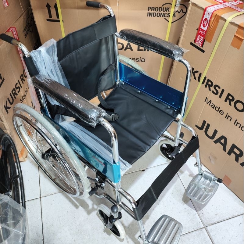 Jual Kursi roda standar rumah sakit kursi roda medis kursi roda lansia ...