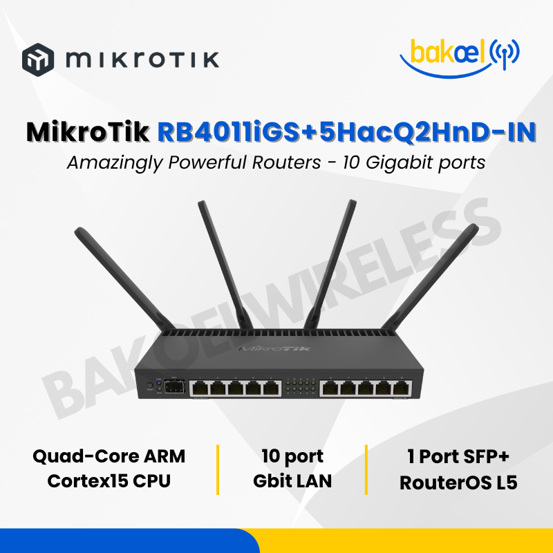 Jual Mikrotik RouterBoard RB4011iGS+5HacQ2HnD-IN | Shopee Indonesia
