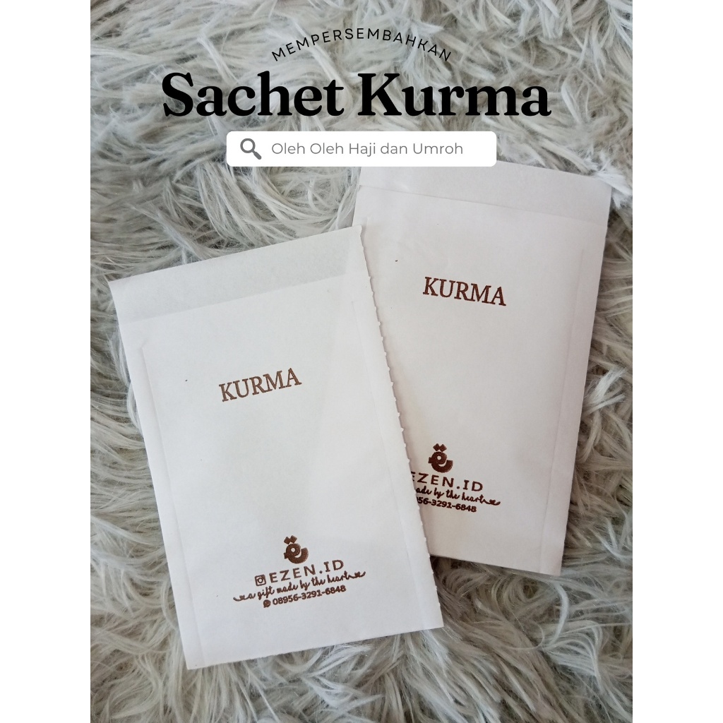Jual ZENLUV SOUVENIR PAPER SACHETS KURMA OLEH OLEH HAJI UMROH | Shopee ...