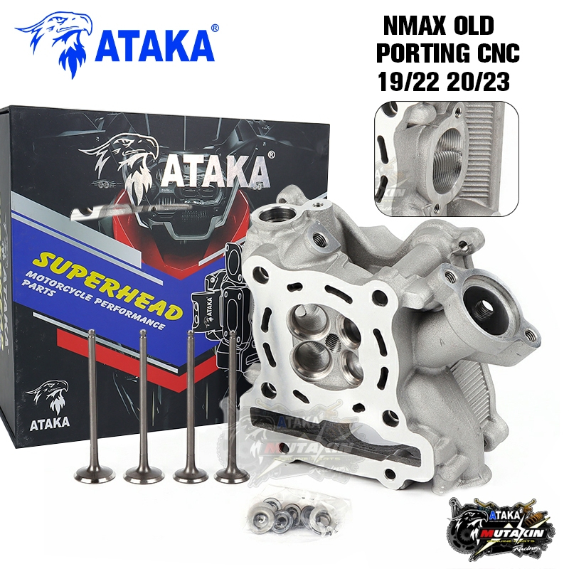 Jual Cylinder head Nmax lama N-max OLD 19 22 23 20 PORTING CNC SUPER ...