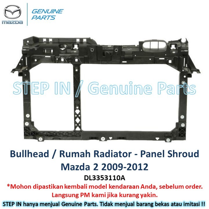 Jual Bullhead Rumah Radiator Dudukan Kotak Mazda 2 2009 2010 2011 2012 ...