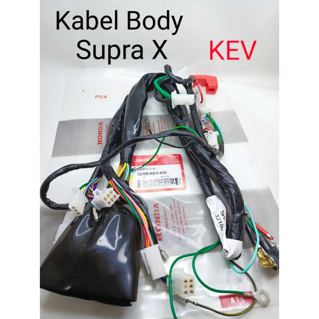 Jual KABEL BODY BODI SUPRA X KABEL SOKET BODY FULLSET / CABLE BODY ASSY ...