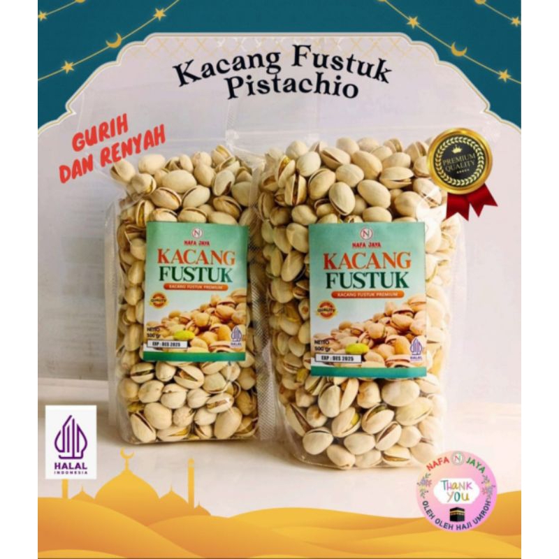 Jual Kacang Fustuk Pistachio Roasted 1kg Khas Arab Panggang Premium Oleh Oleh Haji Umrah ...