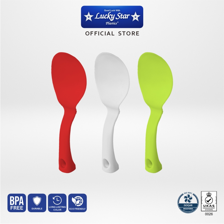 Jual Lucky Star - STANDING RICE SPOON (DELUXE) / CENTONG NASI | Shopee ...