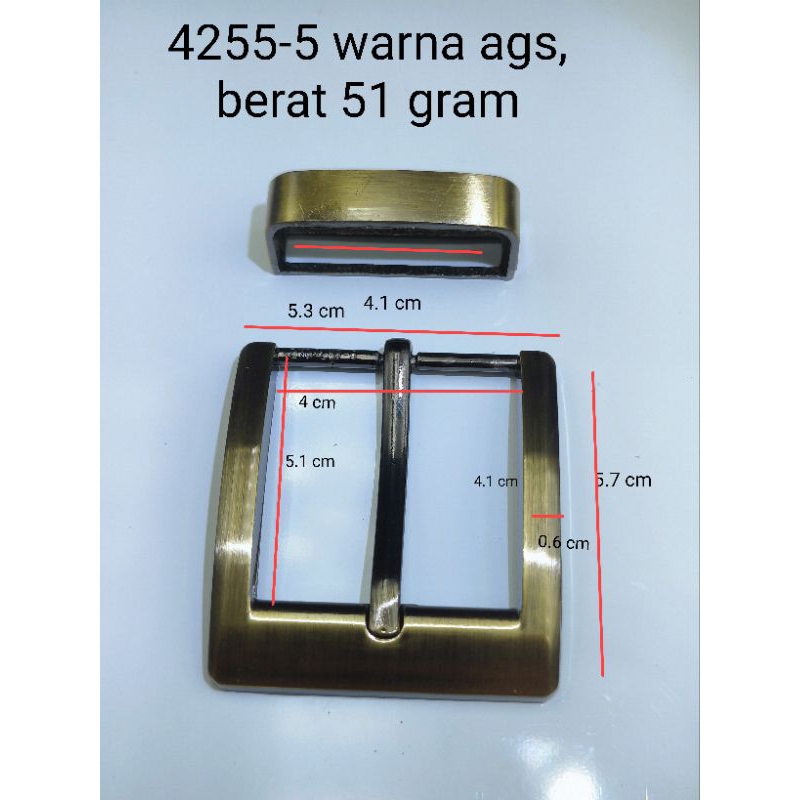 Jual GESPER SABUK PRIA BUCKLE BELT 4 cm ags | Shopee Indonesia