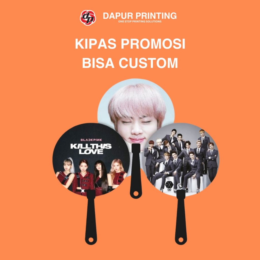 Jual Cetak Kipas Souvenir Custom| BERKUALITAS TINGGI | Shopee Indonesia