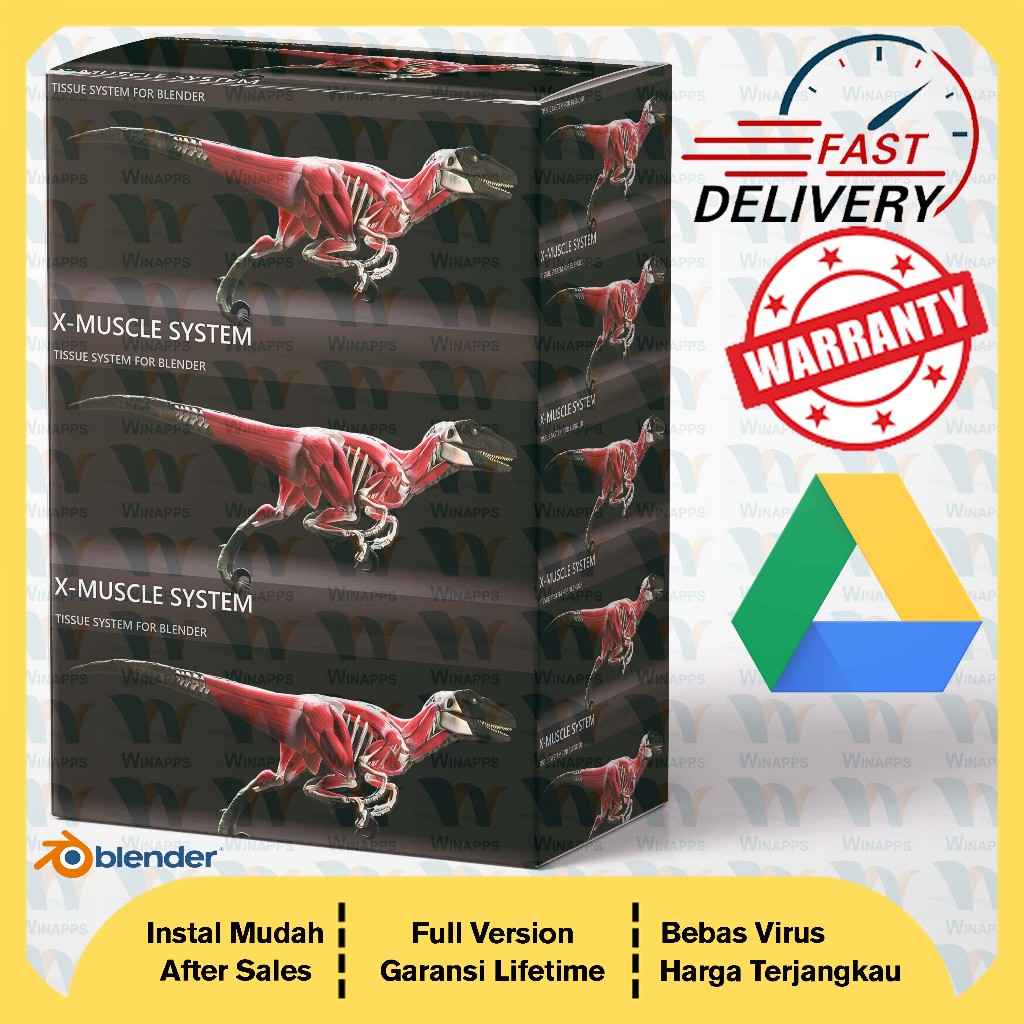Jual X-Muscle System for Blender 3D | Shopee Indonesia