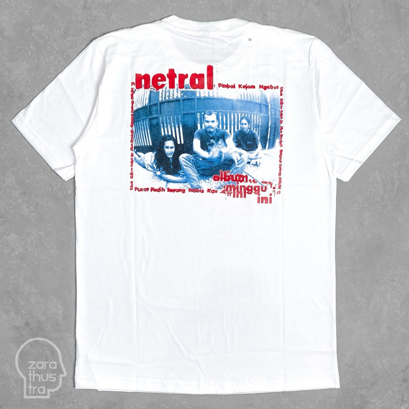 Jual Netral - Album Minggu ini | Tshirt (White) | Shopee Indonesia