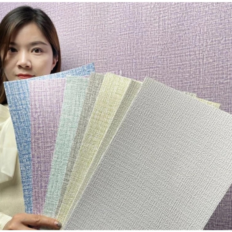 Jual Wallpaper Linen Roll | Wallpaper Dinding | Sticker Dinding Ukuran ...