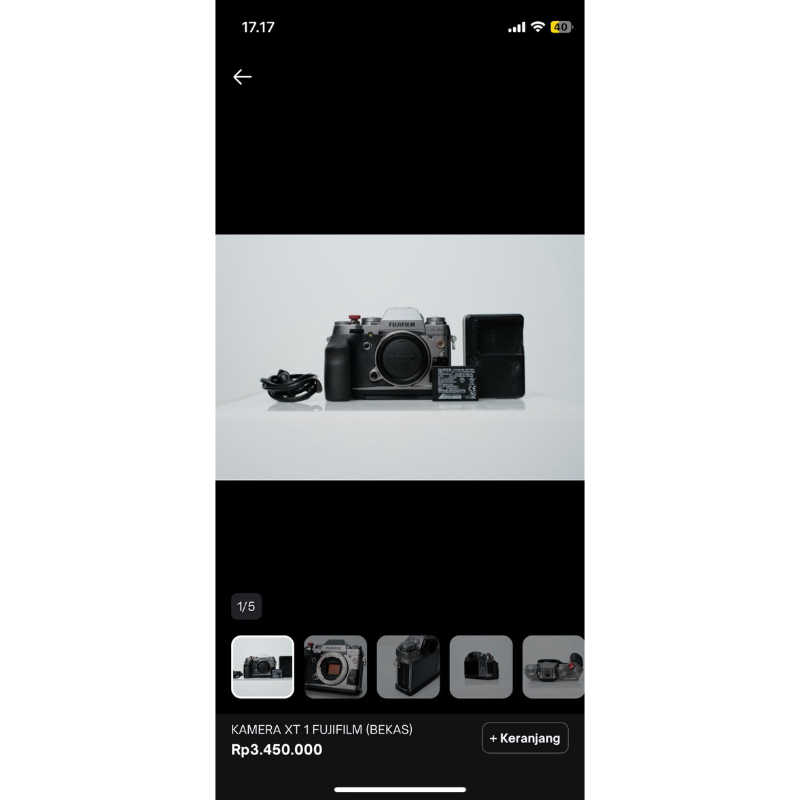 Jual FUJIFILM XT1 (bekas) | Shopee Indonesia