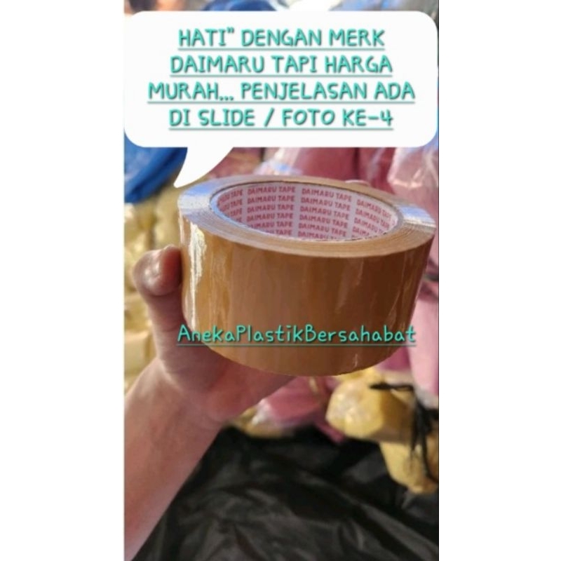 Jual ( CO 6X lebih murah) Daimaru tape 48mmx90 yard (hati" brg murah ...