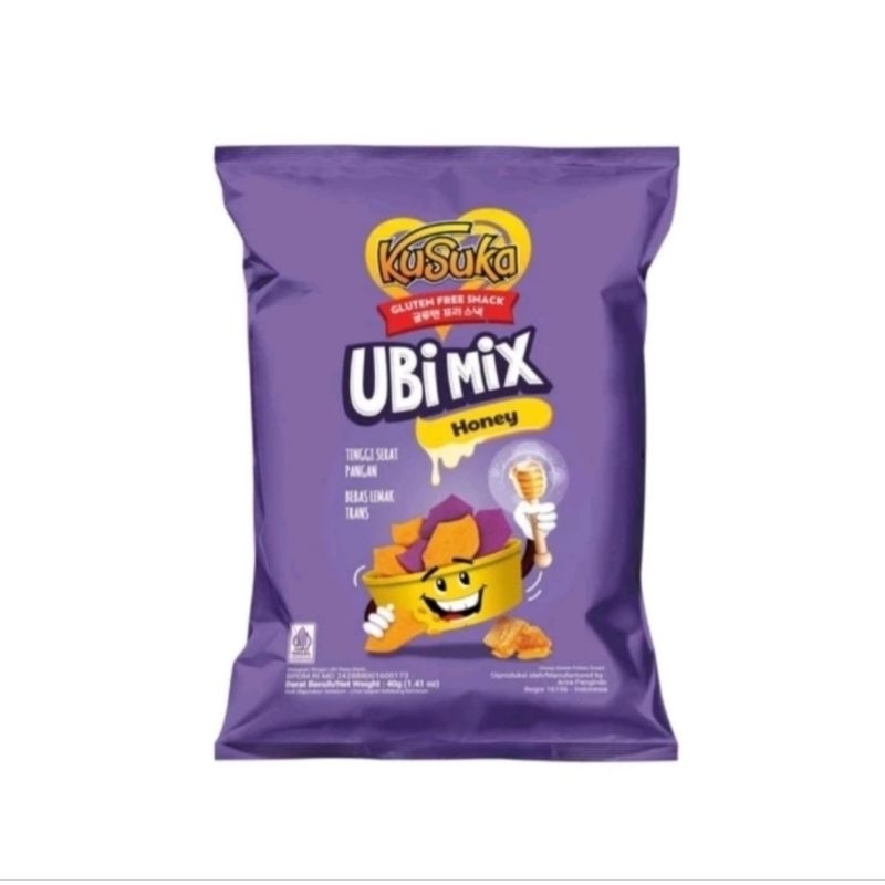 Jual Kusuka Gluten Free Snack Ubi Mix Honey 40g | Shopee Indonesia
