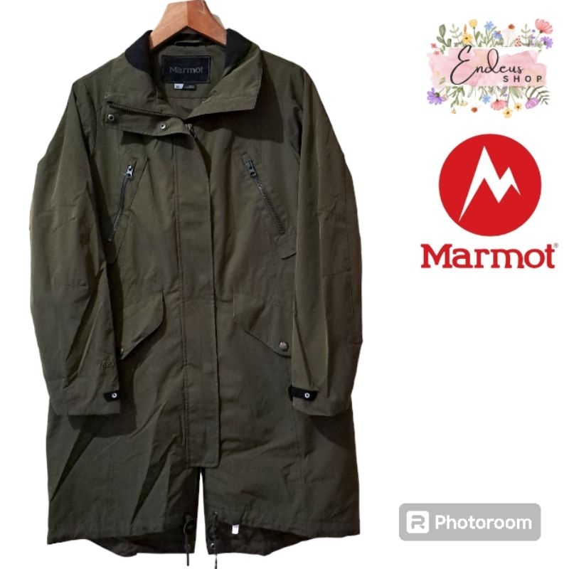 Jual JAKET PARKA TACTICAL WATERPROOF MARMOT SIZE L WARNA ARMY | Shopee ...