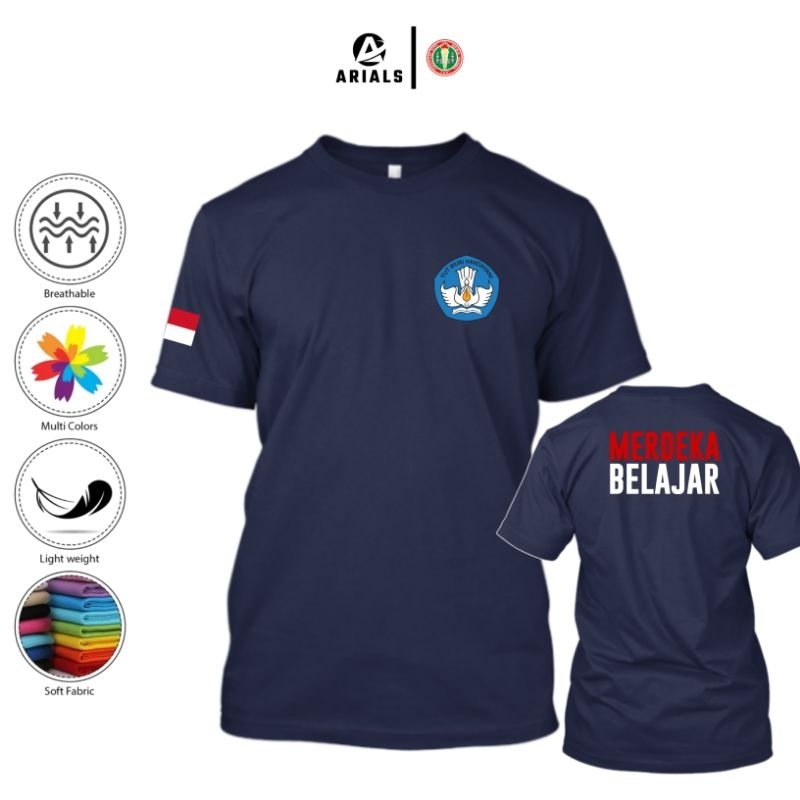Jual Arials Kaos Baju Pendidikan Guru Merdeka Belajar | Shopee Indonesia