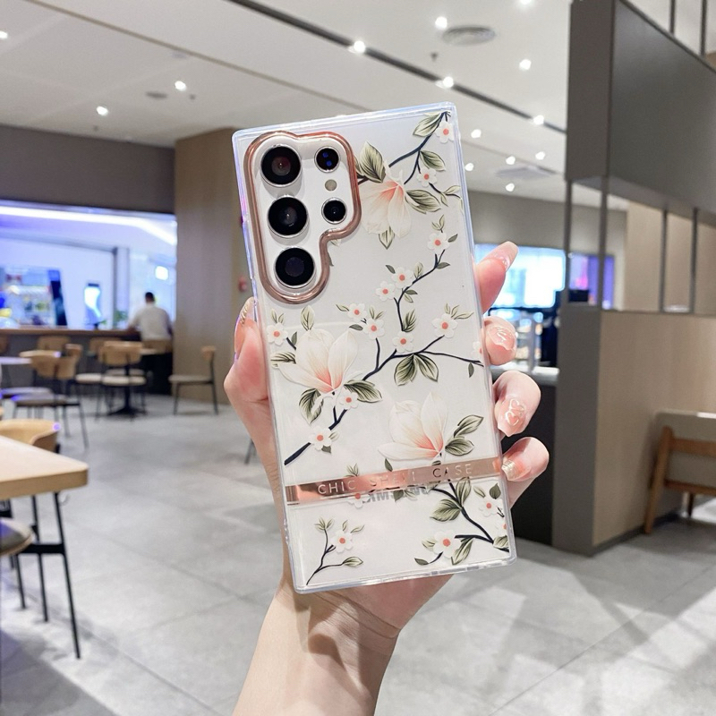 Jual SAMSUNG S23 Vintage Flowers Softcase Case HP Lucu for Samsung S22 ...