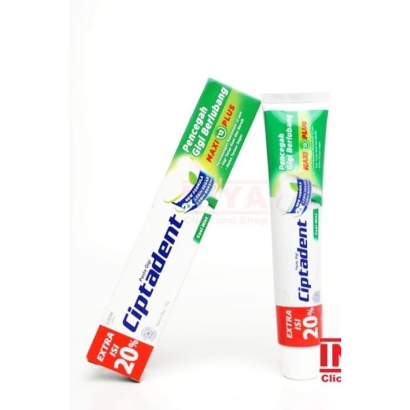 Jual CIPTADENT COOL MINT TOOTHPASTE 75Gr | Shopee Indonesia