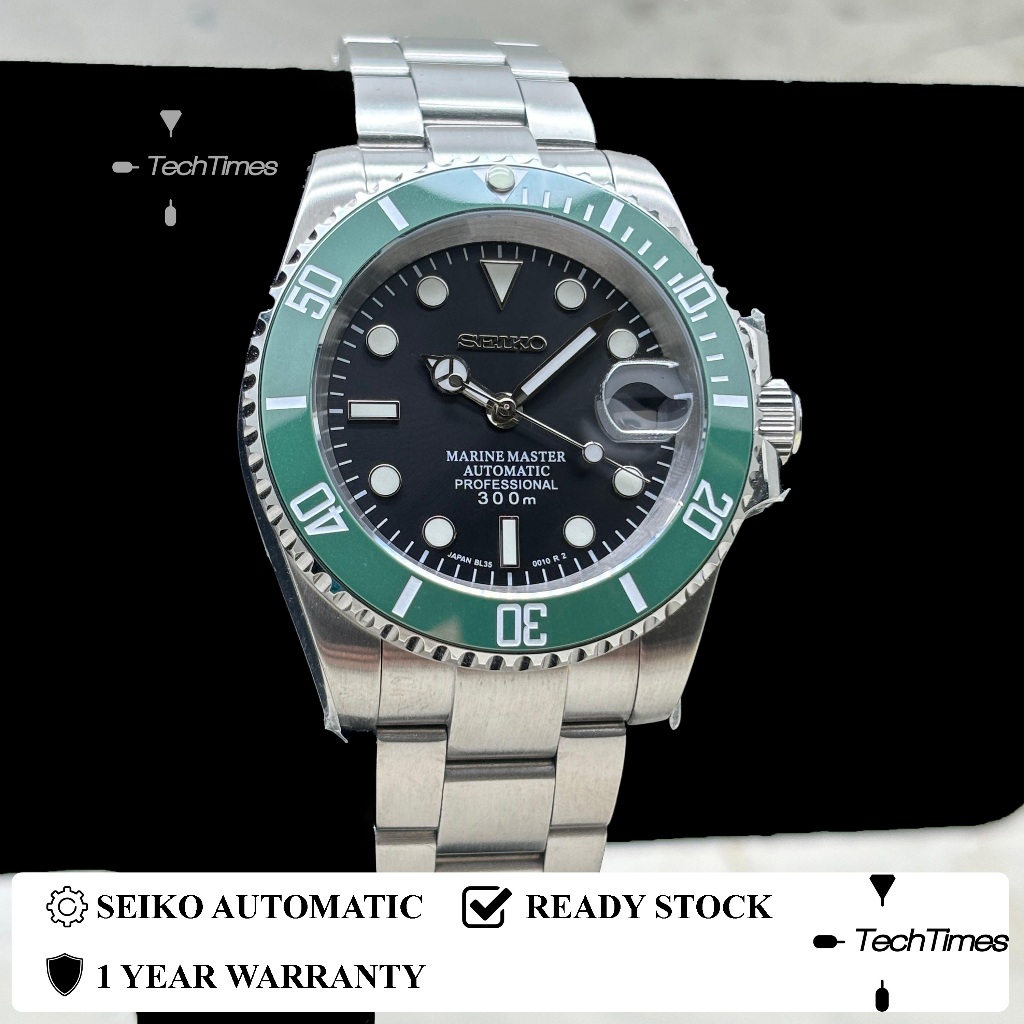 Jual Seiko Starbucks Mod NH35 Automatic Seikomod | Shopee Indonesia