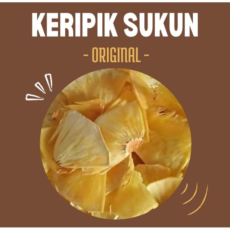 Jual KRIPIK SUKUN KEMASAN PLASTIM 250 GRAM | Shopee Indonesia