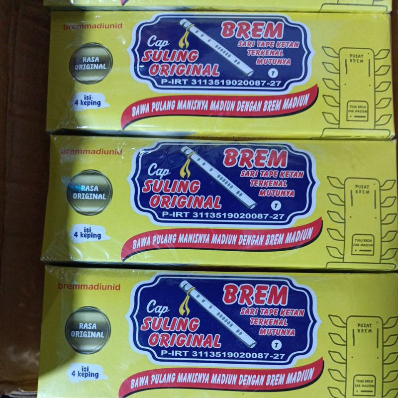 Jual Brem Asli Madiun cap Suling original @75gram | Shopee Indonesia