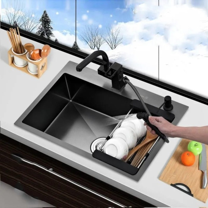 Jual Paket Lengkap Kitchen Sink GRANITE ONAN 6146 DARK BLACK /Sink ONAN ... Jual Paket Lengkap Kitchen Sink GRANITE ONAN 6146 DARK BLACK /Sink ONAN ...