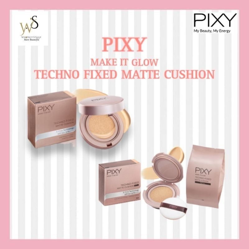 Jual PIXY MIG TECHNO FIXED MATTE CUSHION | Shopee Indonesia