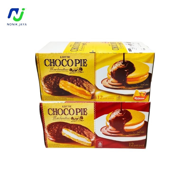 Jual Lotte Choco Pie Box Isi 12 pcs | Shopee Indonesia