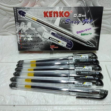 Jual PENA KENKO EASY GEL 0.1 HITAM | Shopee Indonesia