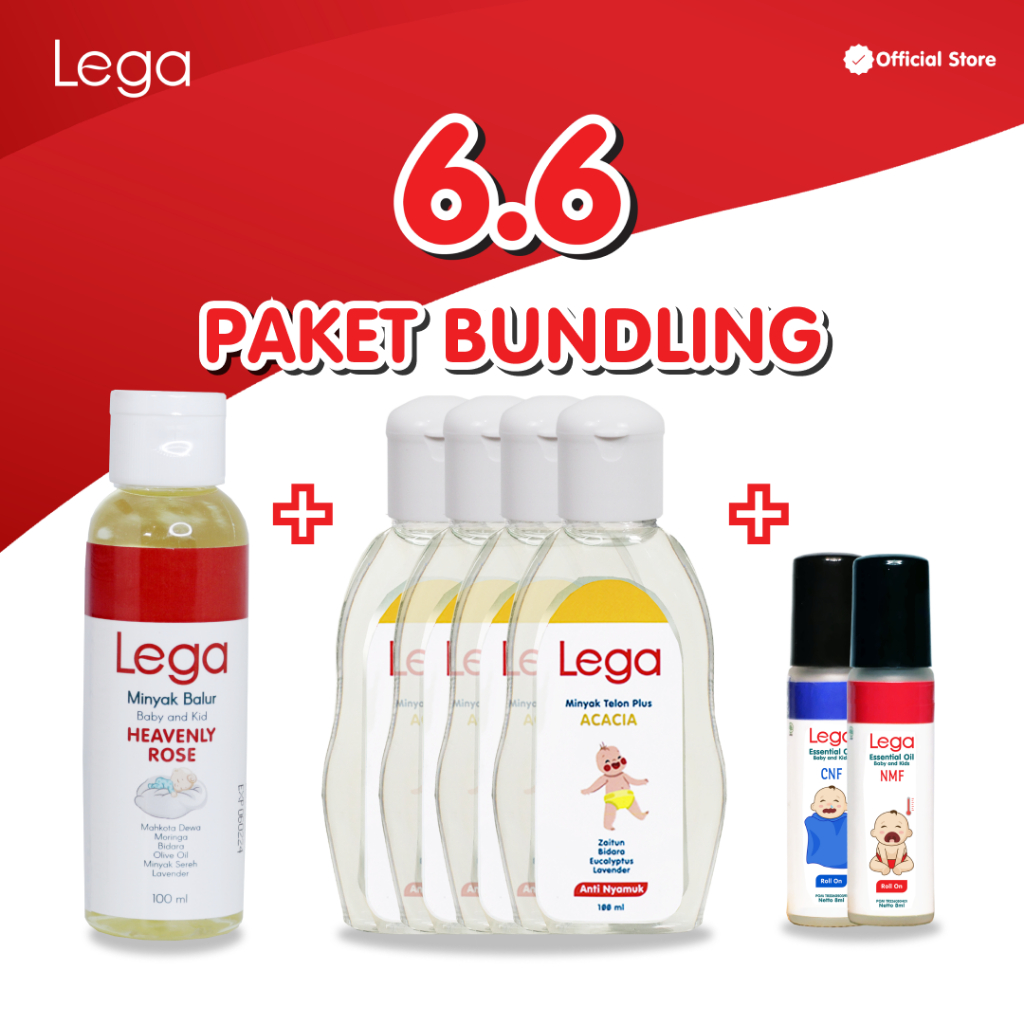 Jual Lega - Paket Bundling 1 Lega Balur 100ml + 4 Lega Minyak Telon ...