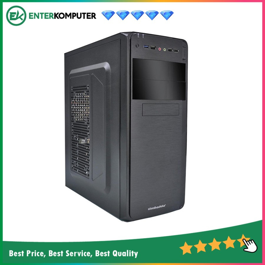Jual Casing PC Simbadda SIM V-3120 Include PSU 380W | Shopee Indonesia