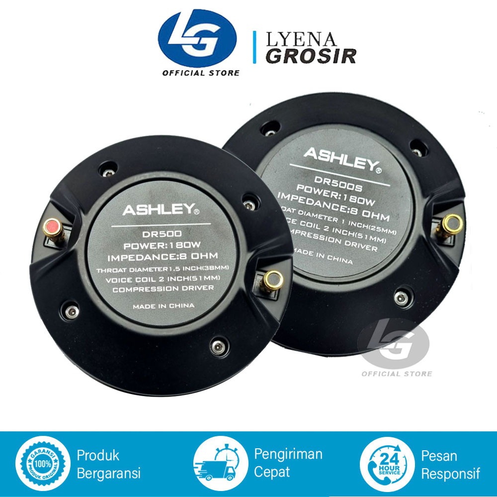 Jual Driver Tweeter Ashley DR500 / DR500S Model Drat Ulir 360 Watt Coil 2in | Shopee Indonesia