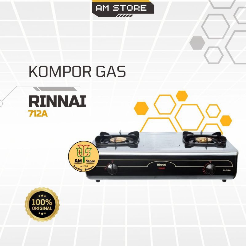 Jual Kompor Gas Rinnai 2 Tungku RI712A | Shopee Indonesia