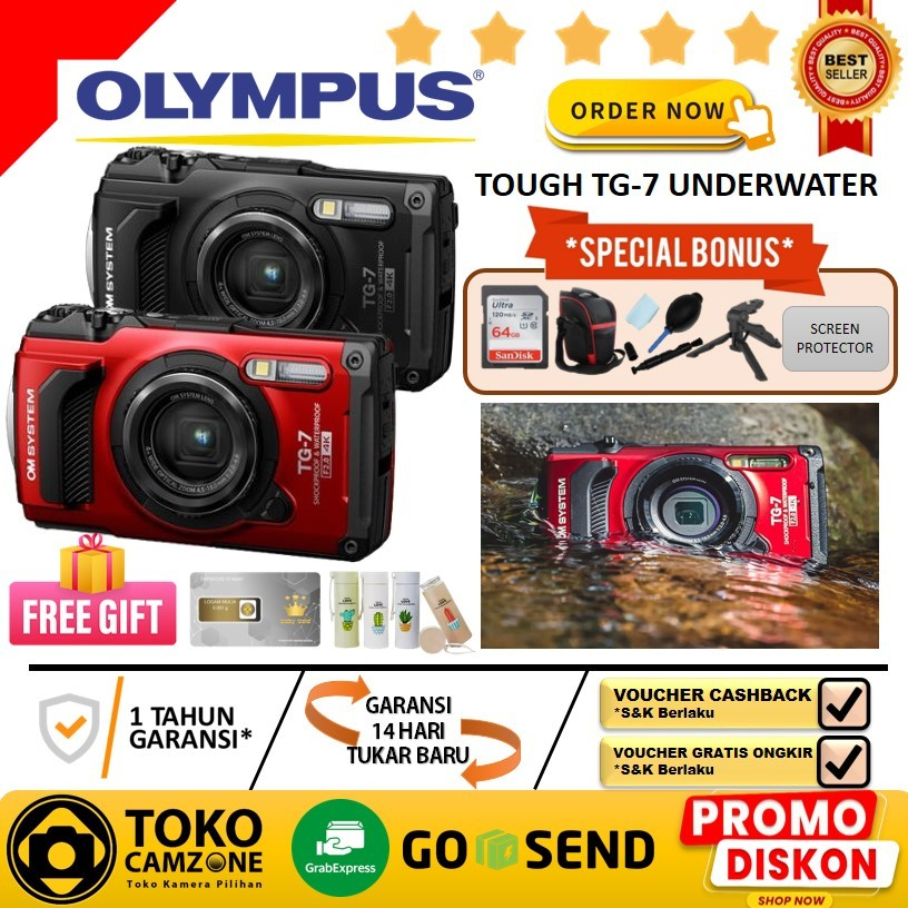 Jual Olympus Tough TG-7 Pocket Camera Underwater /Olympus OM SYSTEM ...