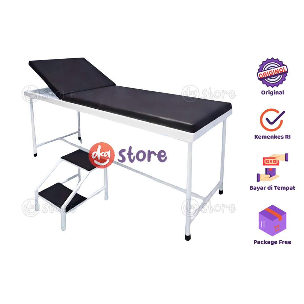 Jual Meja Periksa Besi Tebal / Ranjang Bed Pasien / Examination Table ...