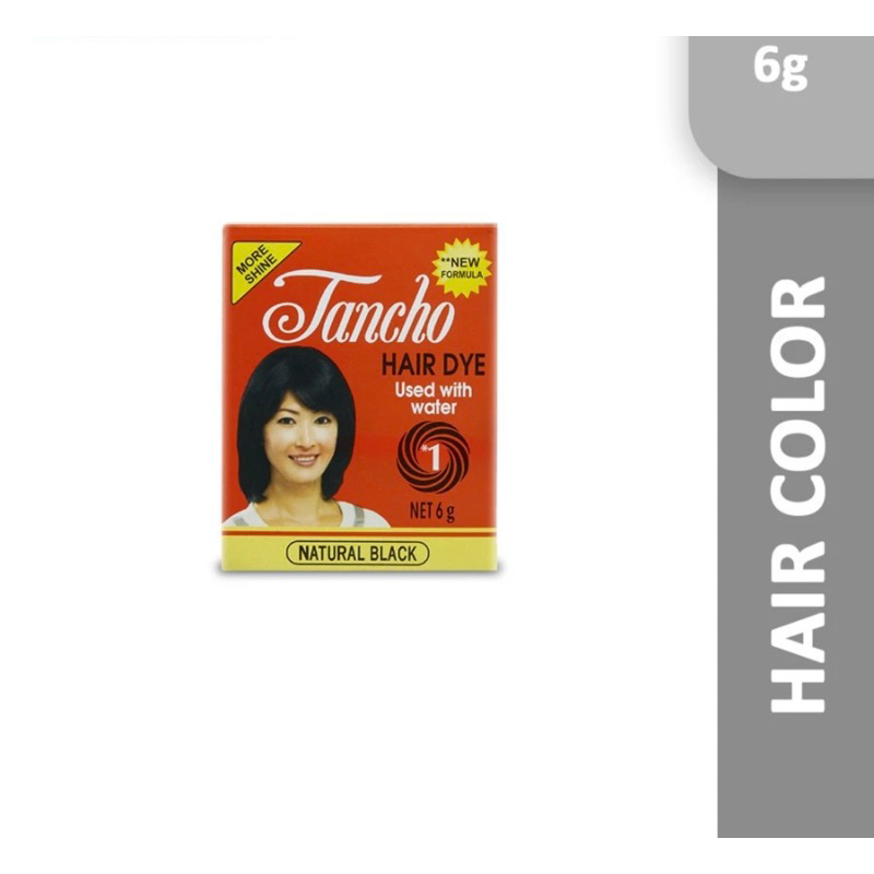Jual Tancho Bubuk Hair Dye 6 gr No.1 | Semir Cat Rambut Pewarna Warna ...