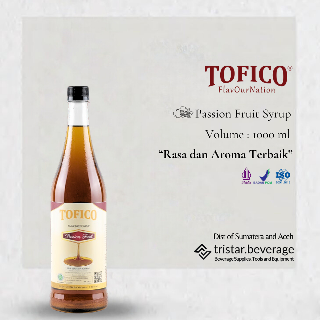Jual RECOMMENDED - Sirup Premium Rasa Markisa / Passion Fruit - Tofico ...
