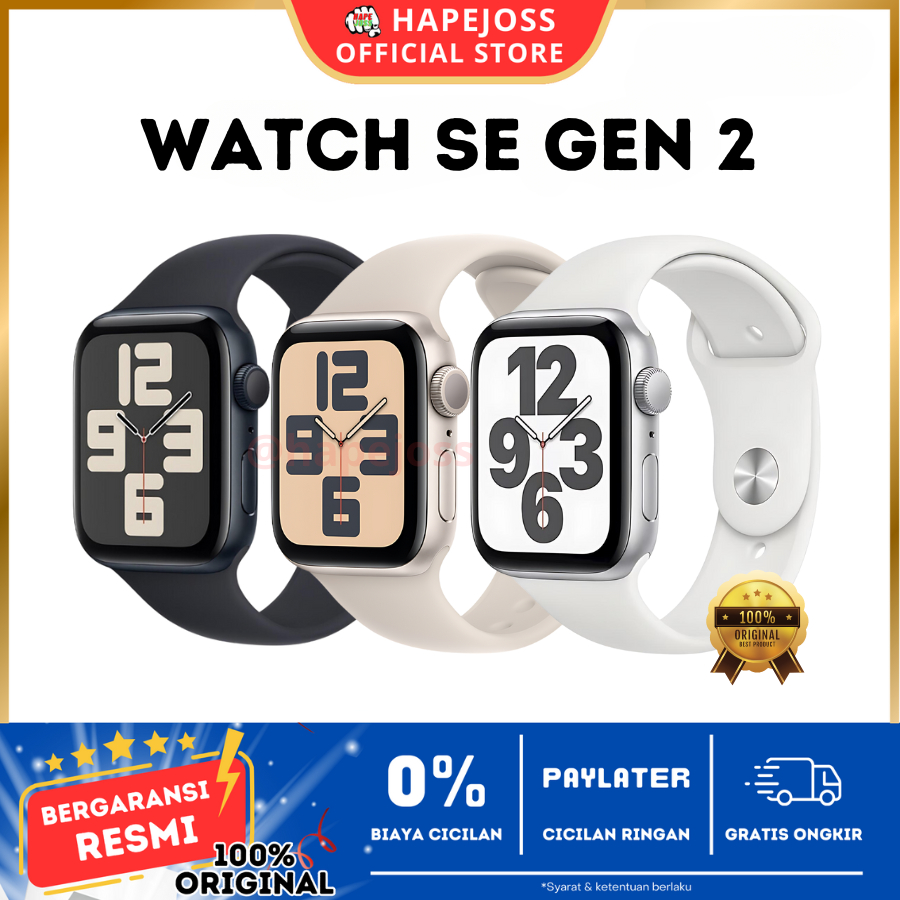 Jual Apple Watch SE (Gen 2) 44mm GPS Garansi Resmi Indonesia | Shopee ...