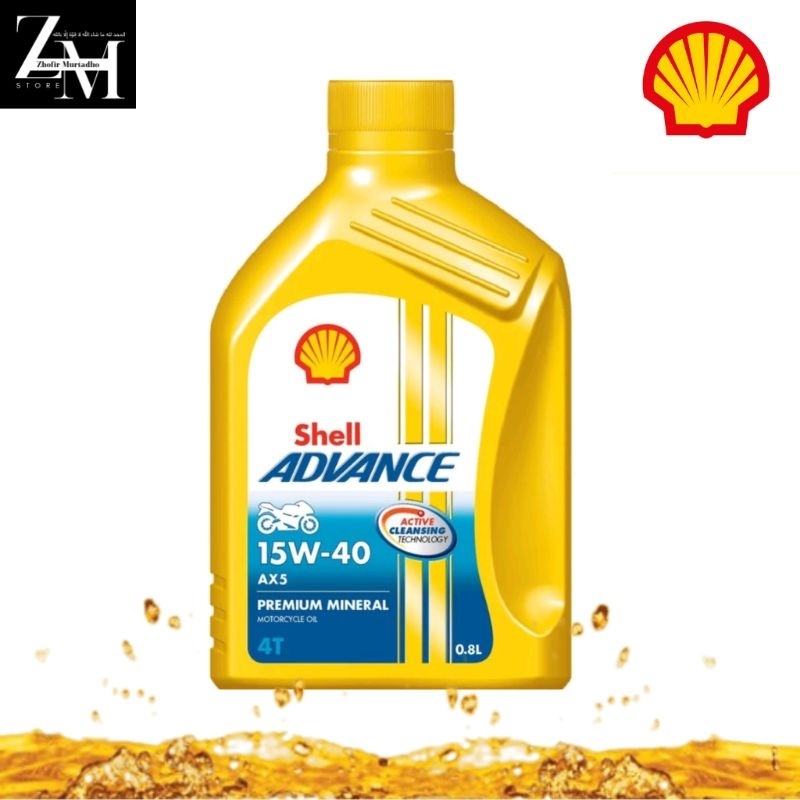 Jual SHELL ADVANCE AX5 15W-40 (1L) | Shopee Indonesia