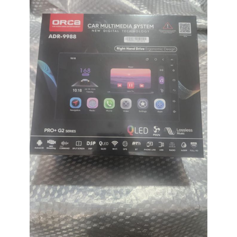 Jual head unit android 10 inch orca pro plus G2 adr-9988 ram 6 gb + rom ...