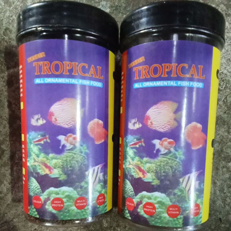 Jual Tropical All Ornamental Fish Food makanan Ikan 100g | Shopee Indonesia