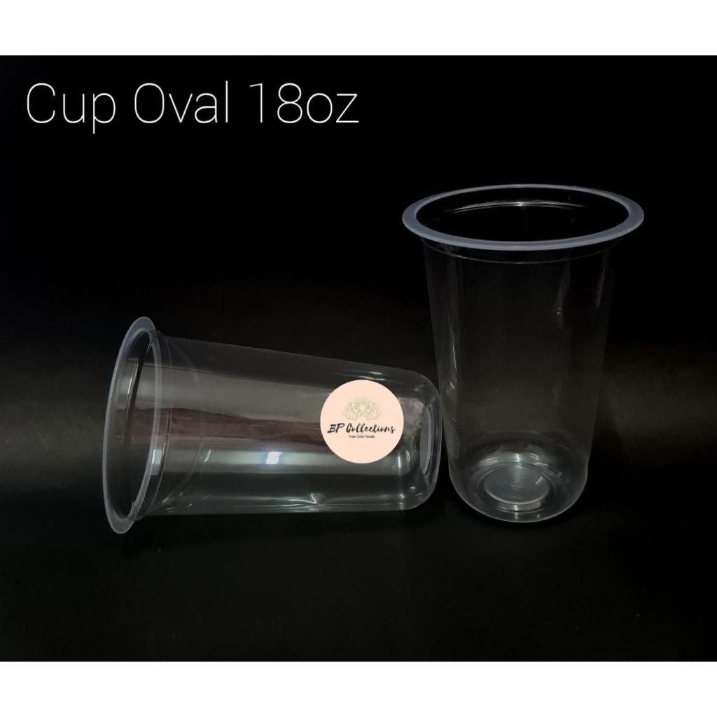 Jual 1 DUS 1000 pcs GELAS OVAL18oz CUP OVAL 18 OZ OVALE POP ICE GLAS ...