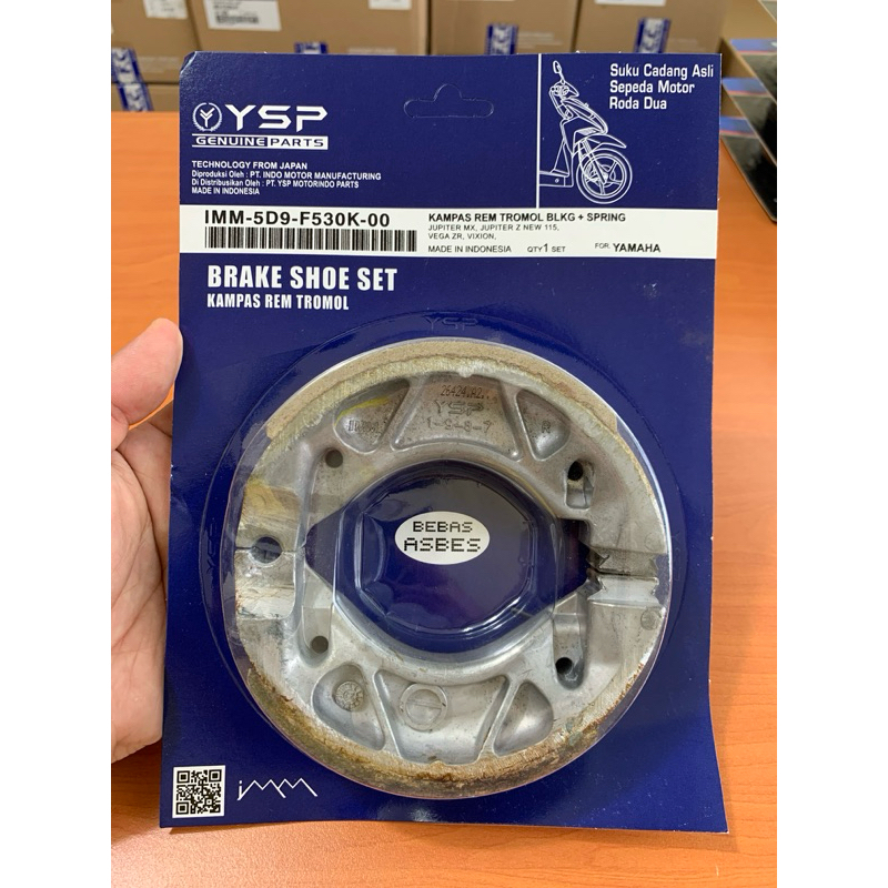 Jual (YSP) Kampas Rem Tromol Vega ZR 5D9 / Mio Old Soul / Mio J S Z M3 GT Sporty Smile Soul GT ...