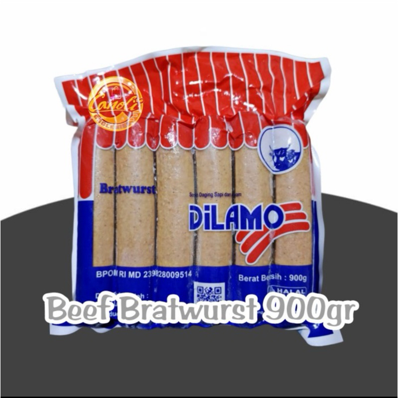 Jual DILAMO BEEF BRATWURST 900GR SOSIS SAPI DAN AYAM | Shopee Indonesia