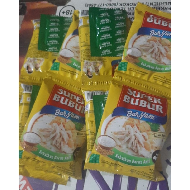 Jual PROMO SUPER BUBUR 10 SACHET@22ML RASA AYAM | Shopee Indonesia
