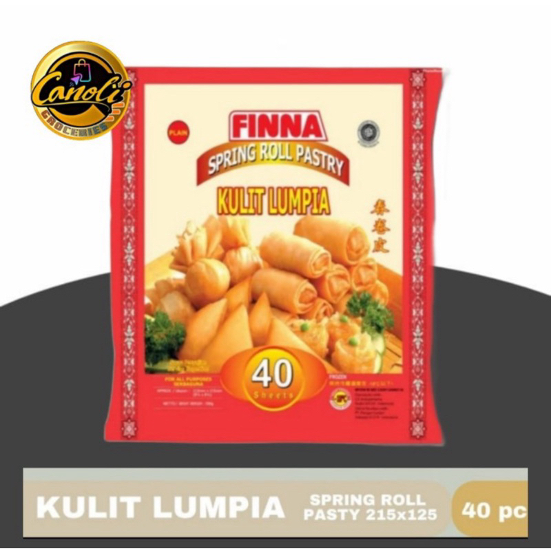Jual Finna Kulit Lumpia/ Spring Roll Pastry 21.5 x 21.5 cm isi 40 ...