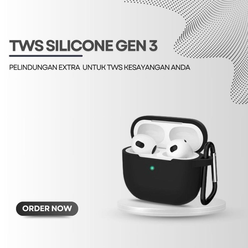 Jual [CASE ONLY] Case / Casing TWS Generation 3 - (Premium Silicone ...